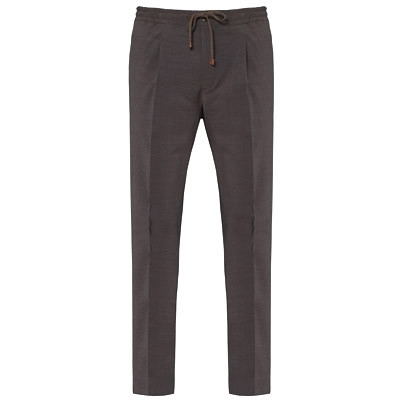 Incotex Trousers Seersucker Grey