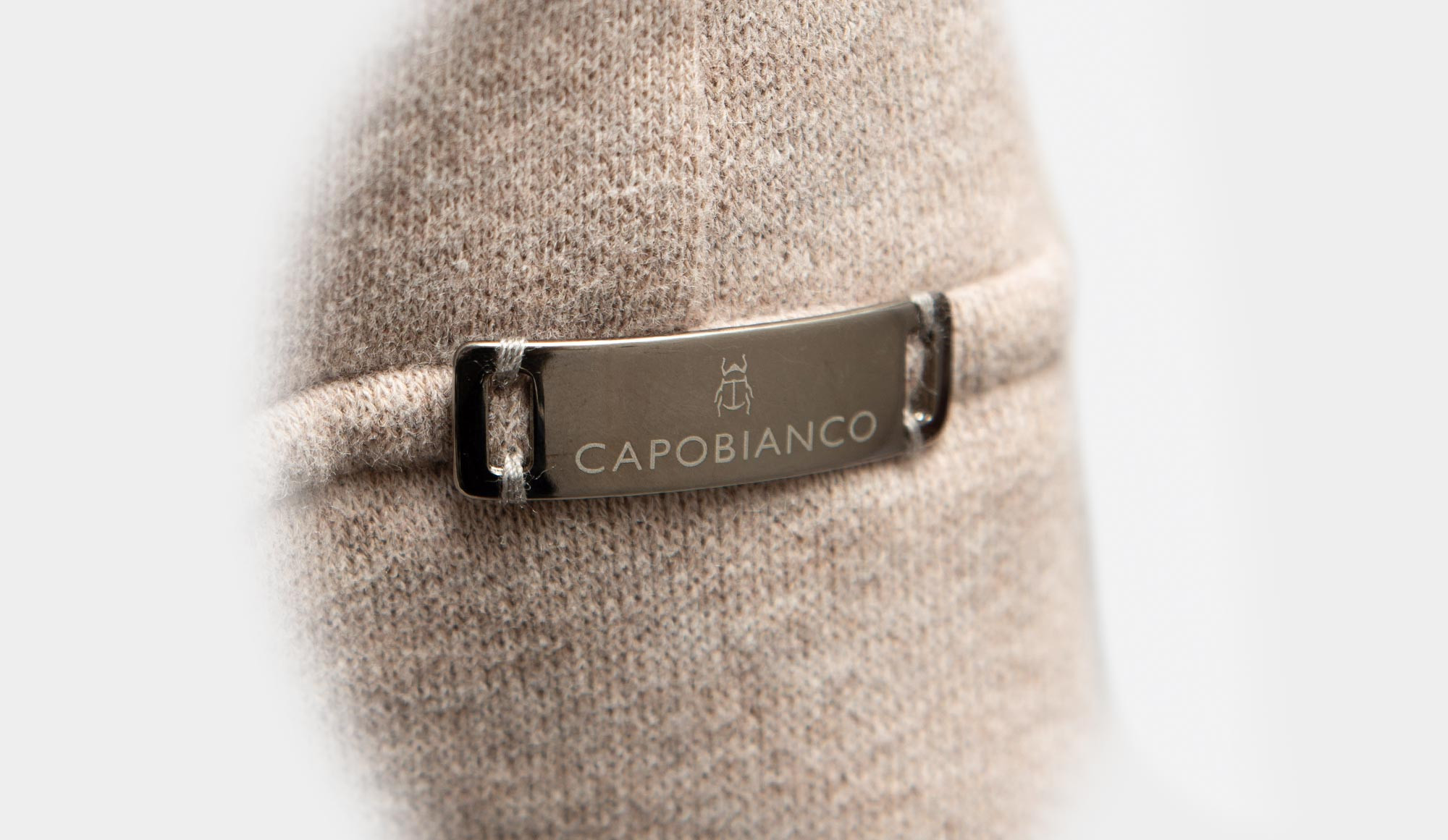Capobianco Cardigan Cashco Beige - Sale