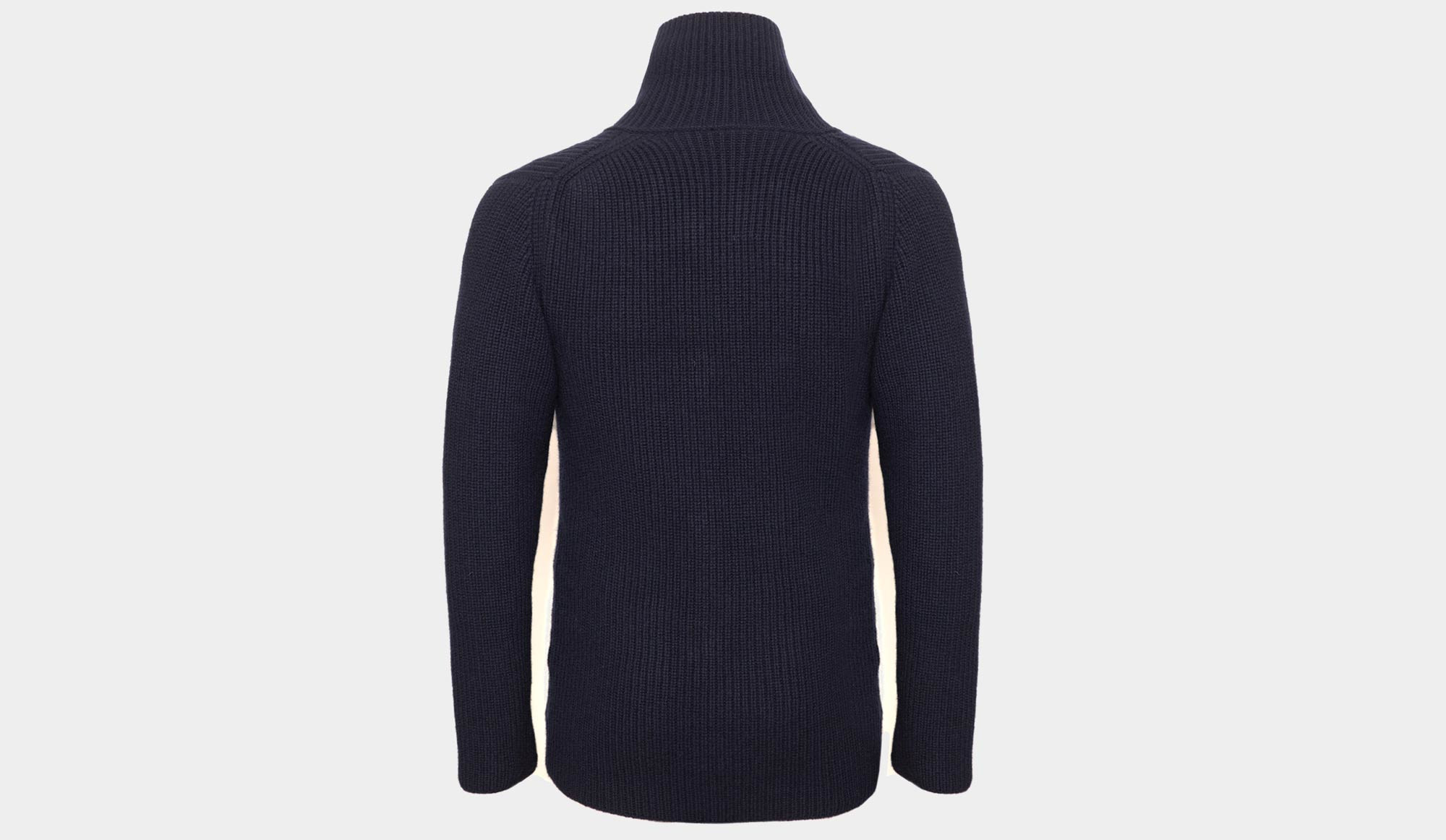 Drumohr Pea Coat Knitted Navy