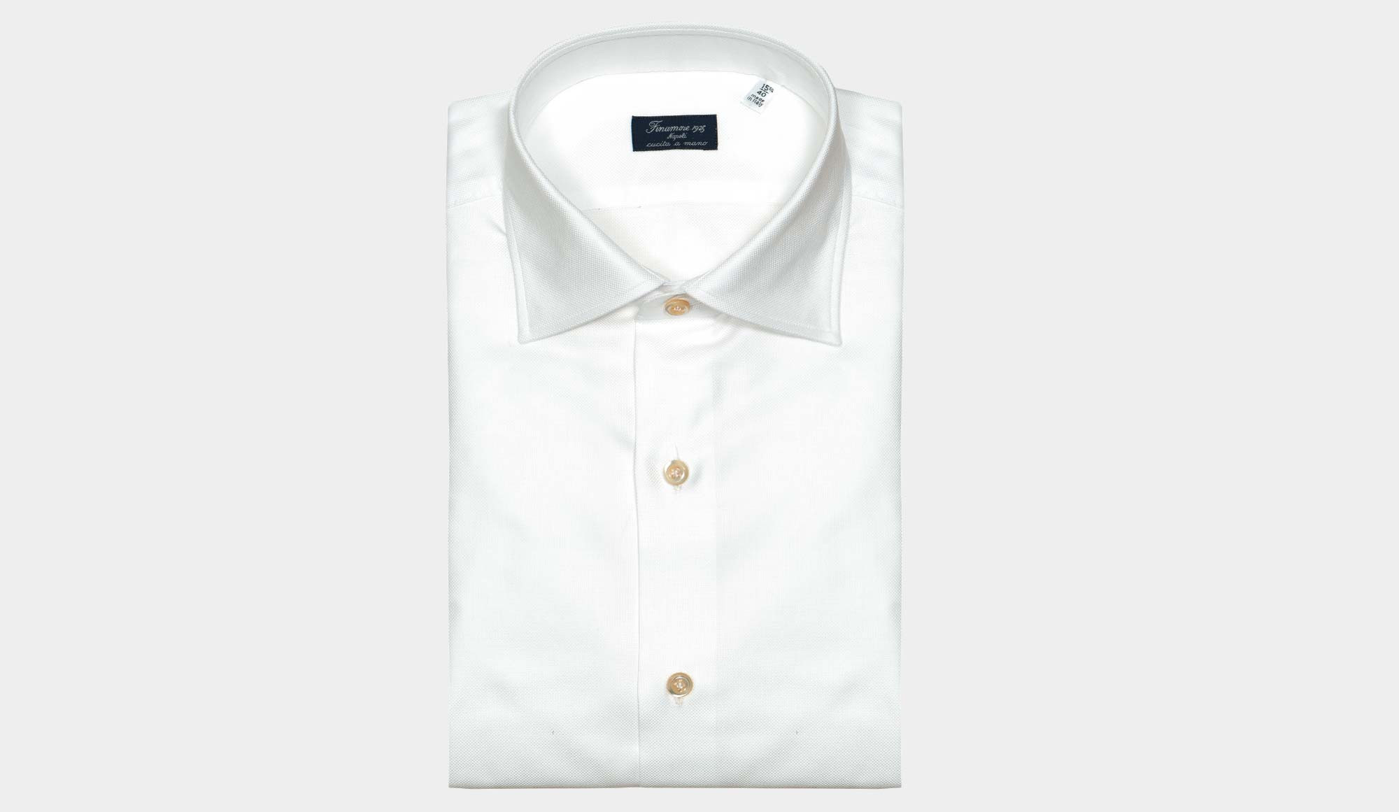Finamore Oxford Shirt White