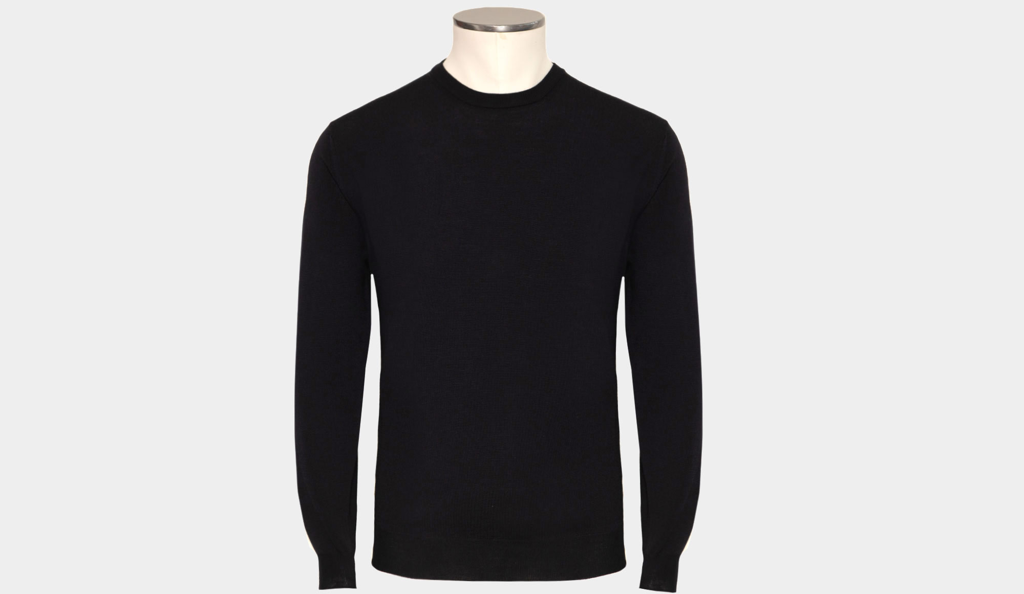 Zanone Crewneck FlexWool Black