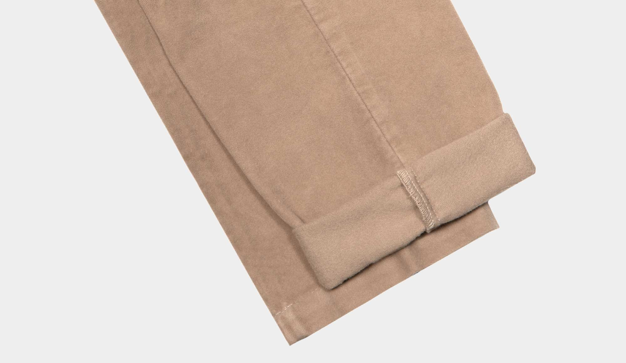 Germano Trousers Moleskin Beige