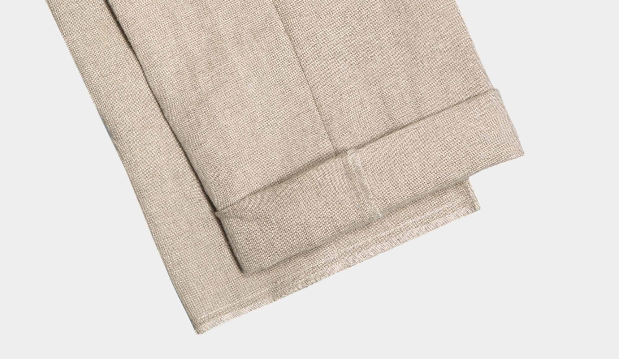 Germano Trousers "Irish Linen" Beige