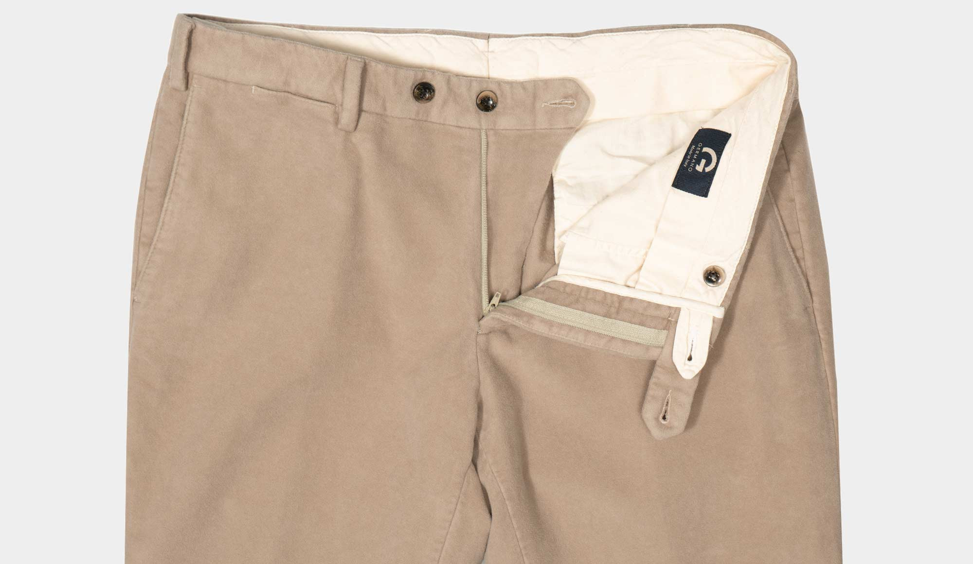 Germano Trousers Moleskin Beige