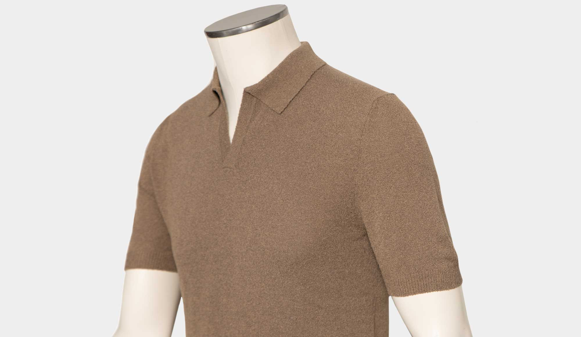 Gran Sasso Polo Terry Taupe