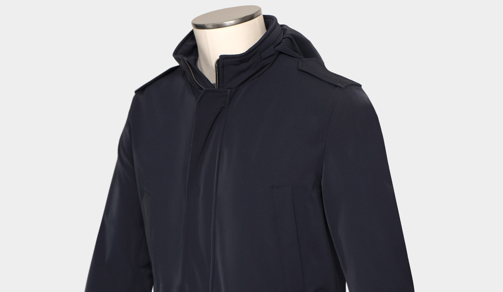 Herno Field Jacket Blue