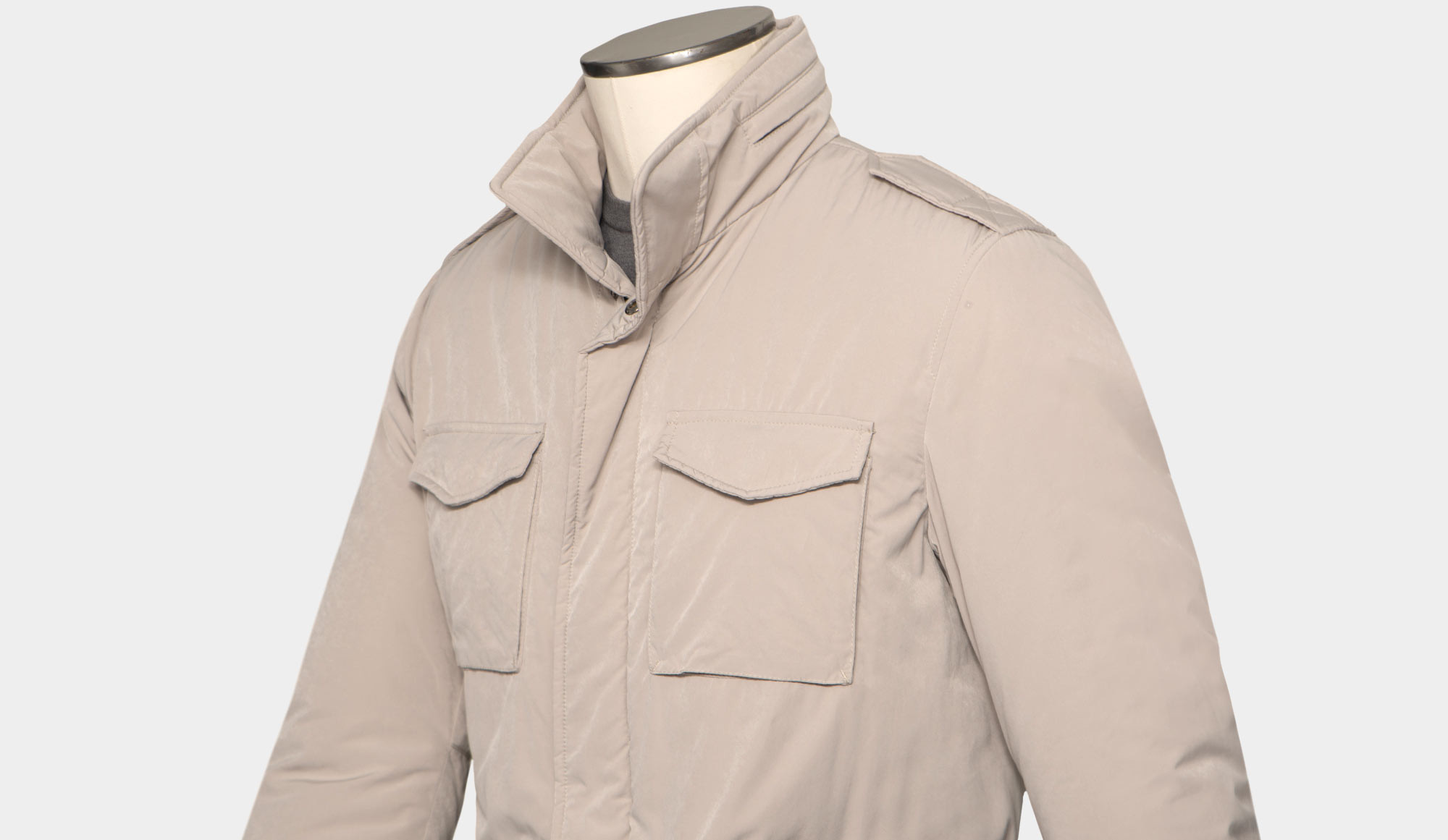 Herno Field Jacket Stone