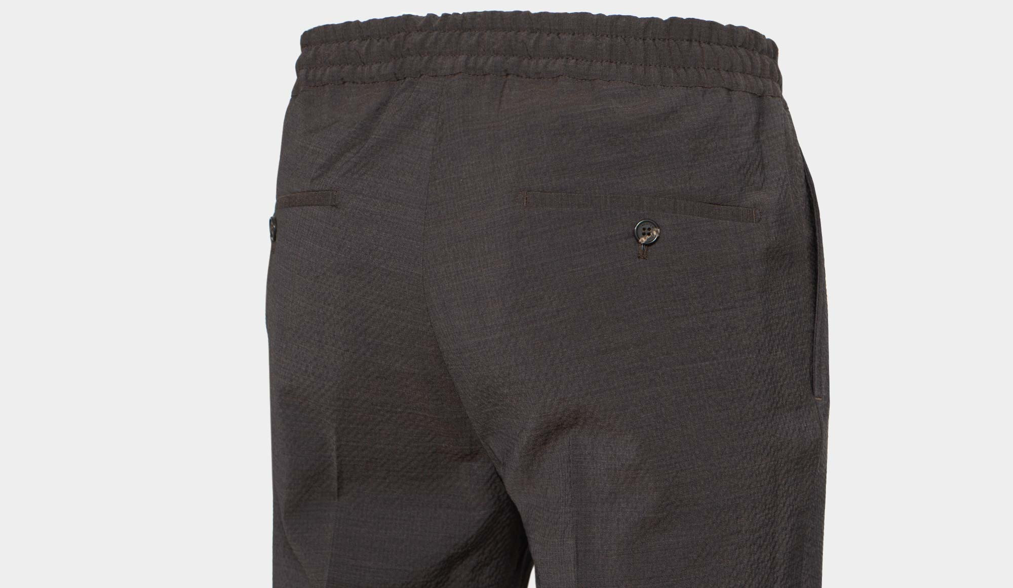 Incotex Trousers Seersucker Grey