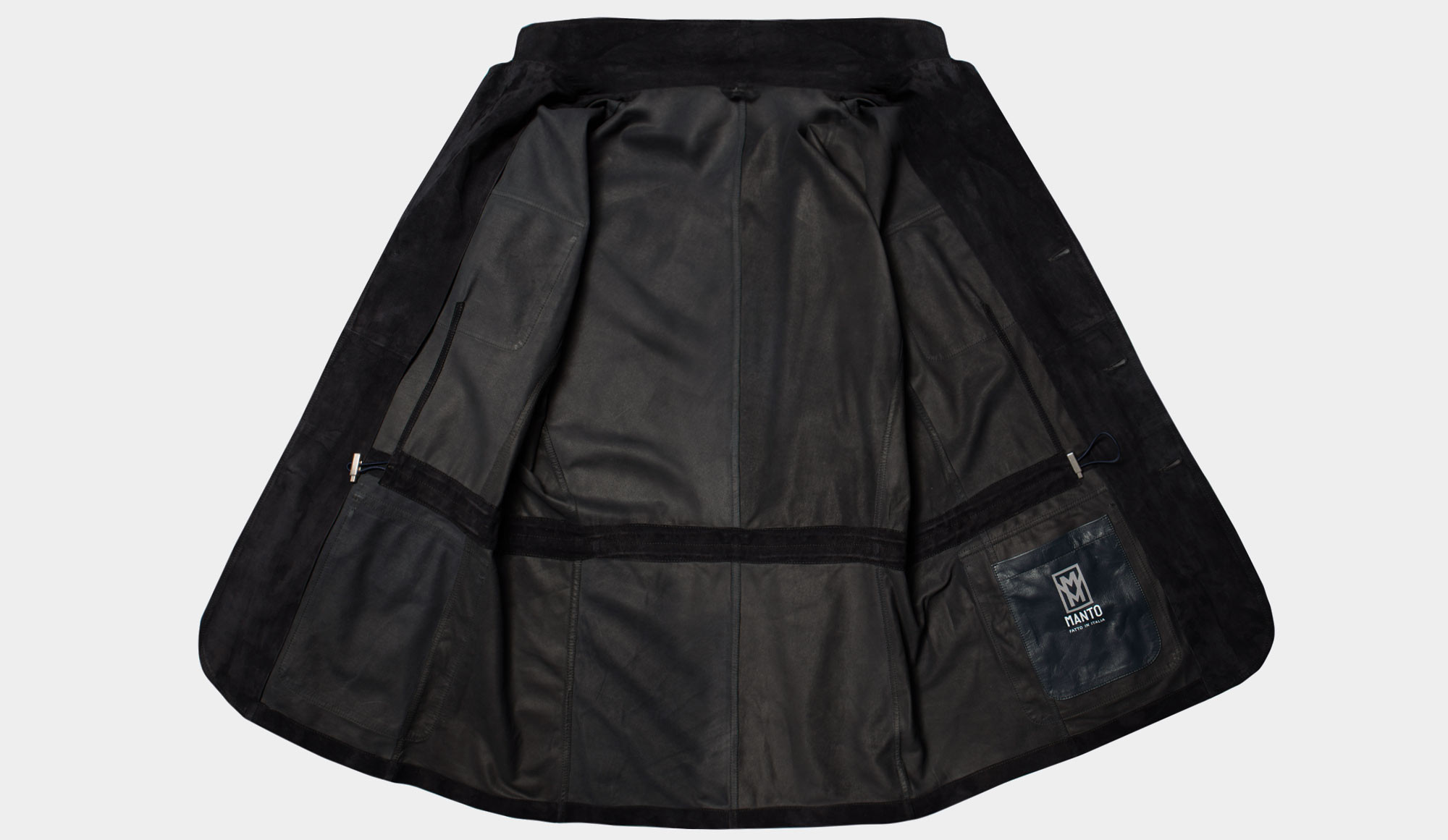 Manto Suede Jacket 'Pegaso' Black