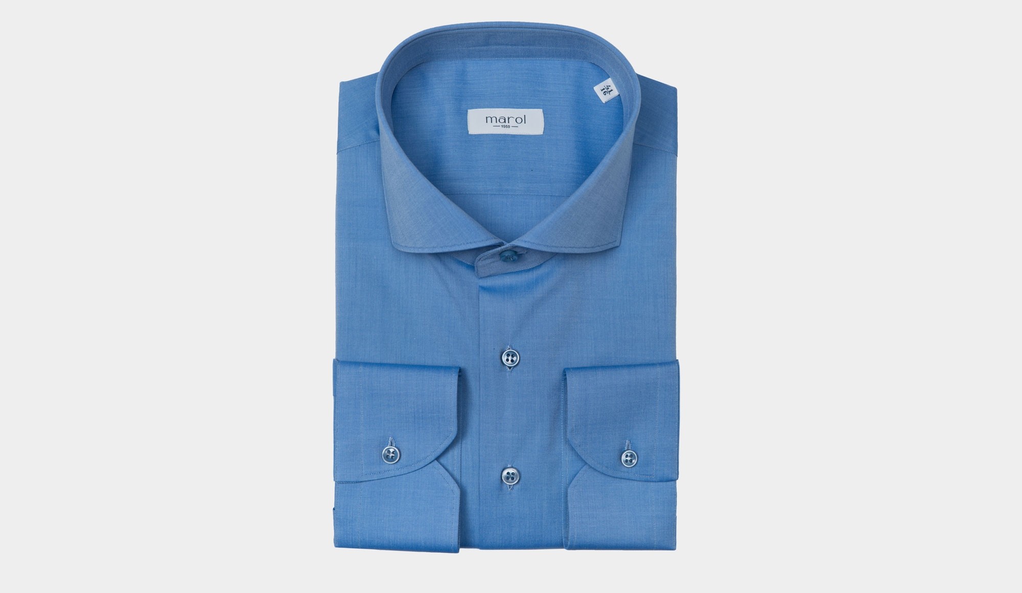 Marol Shirt Cotton Blue