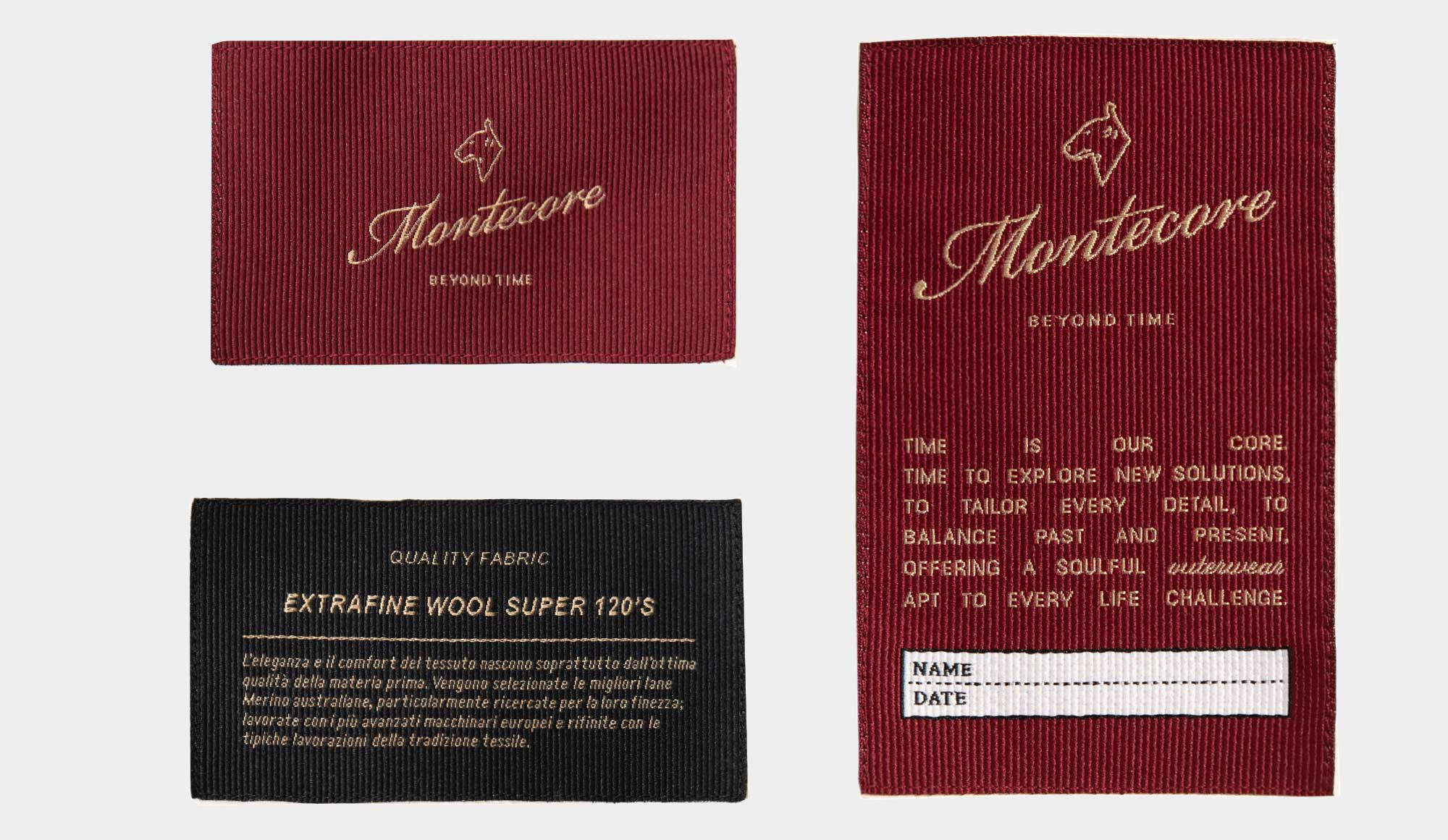Montecore Down Coat Wool Navy