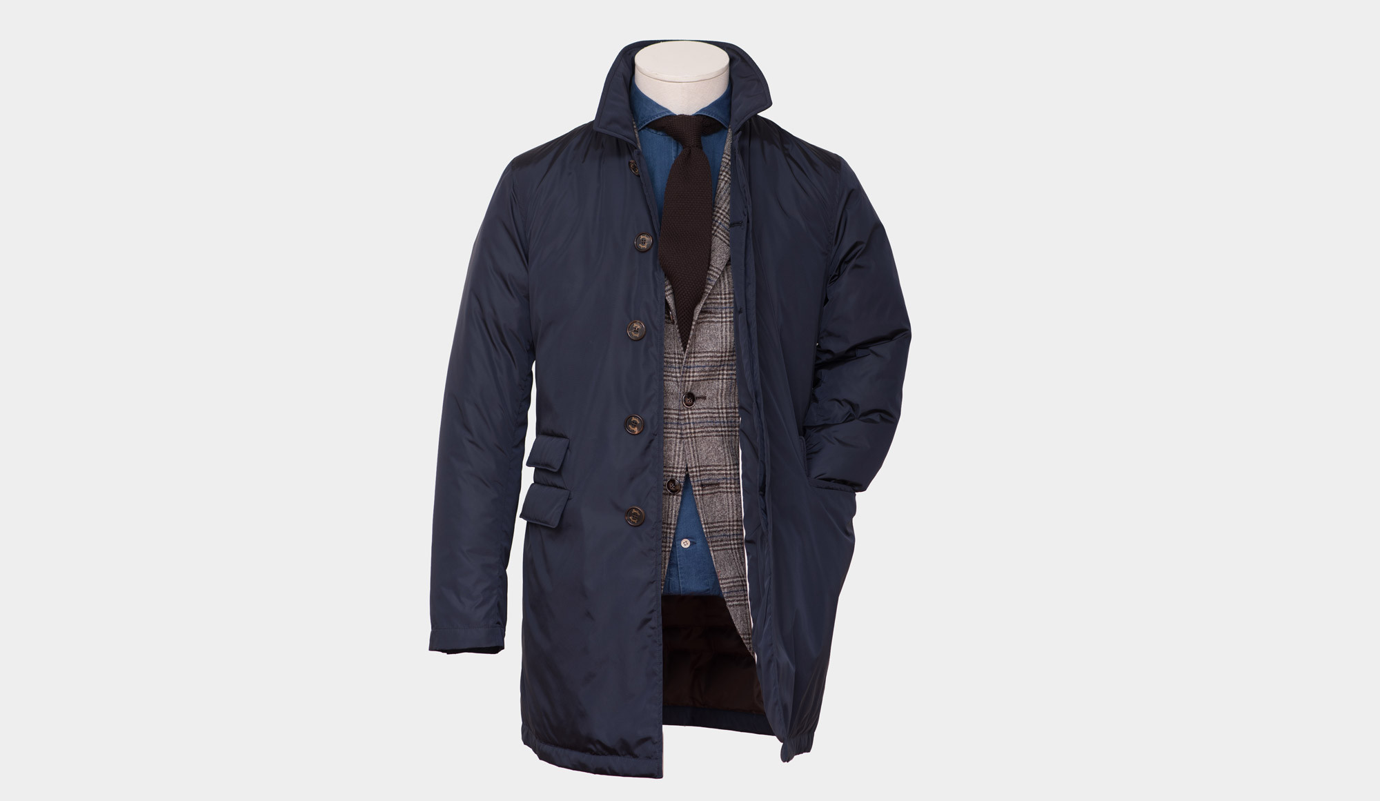Sealup Blue Trenchcoat