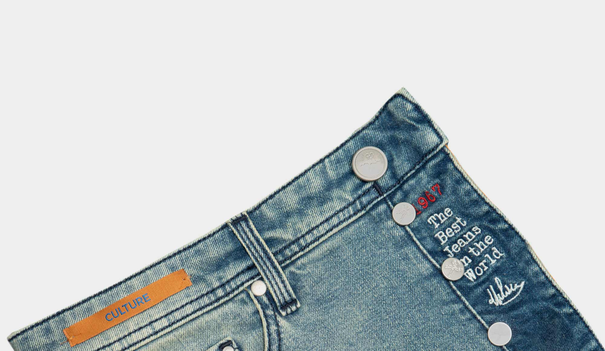 Tramarossa 5-Pocket Leonardo 'Dyed' Blue