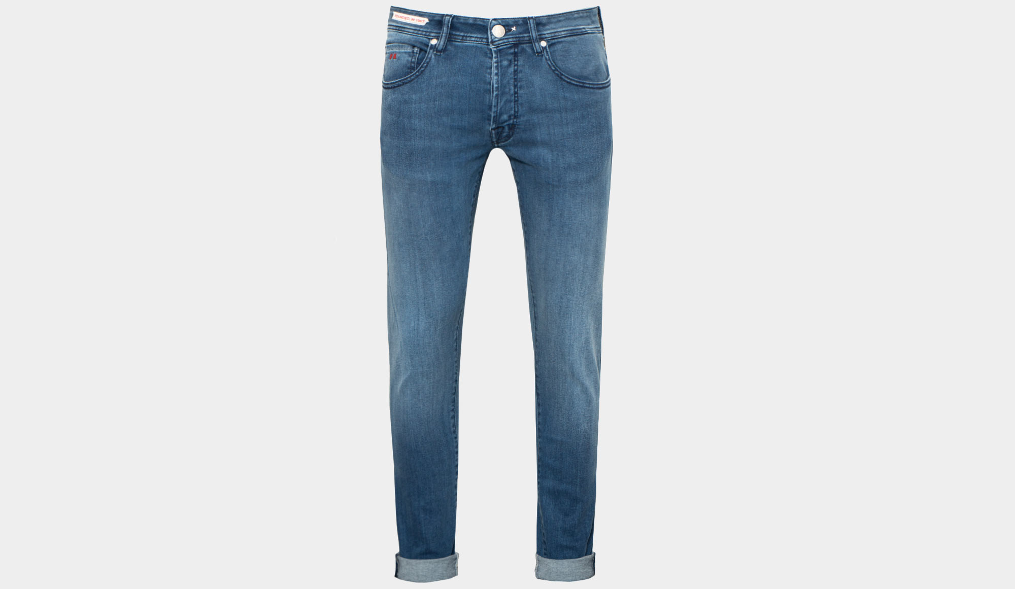 Tramarossa 5-Pocket Leonardo Super-Stretch Blue