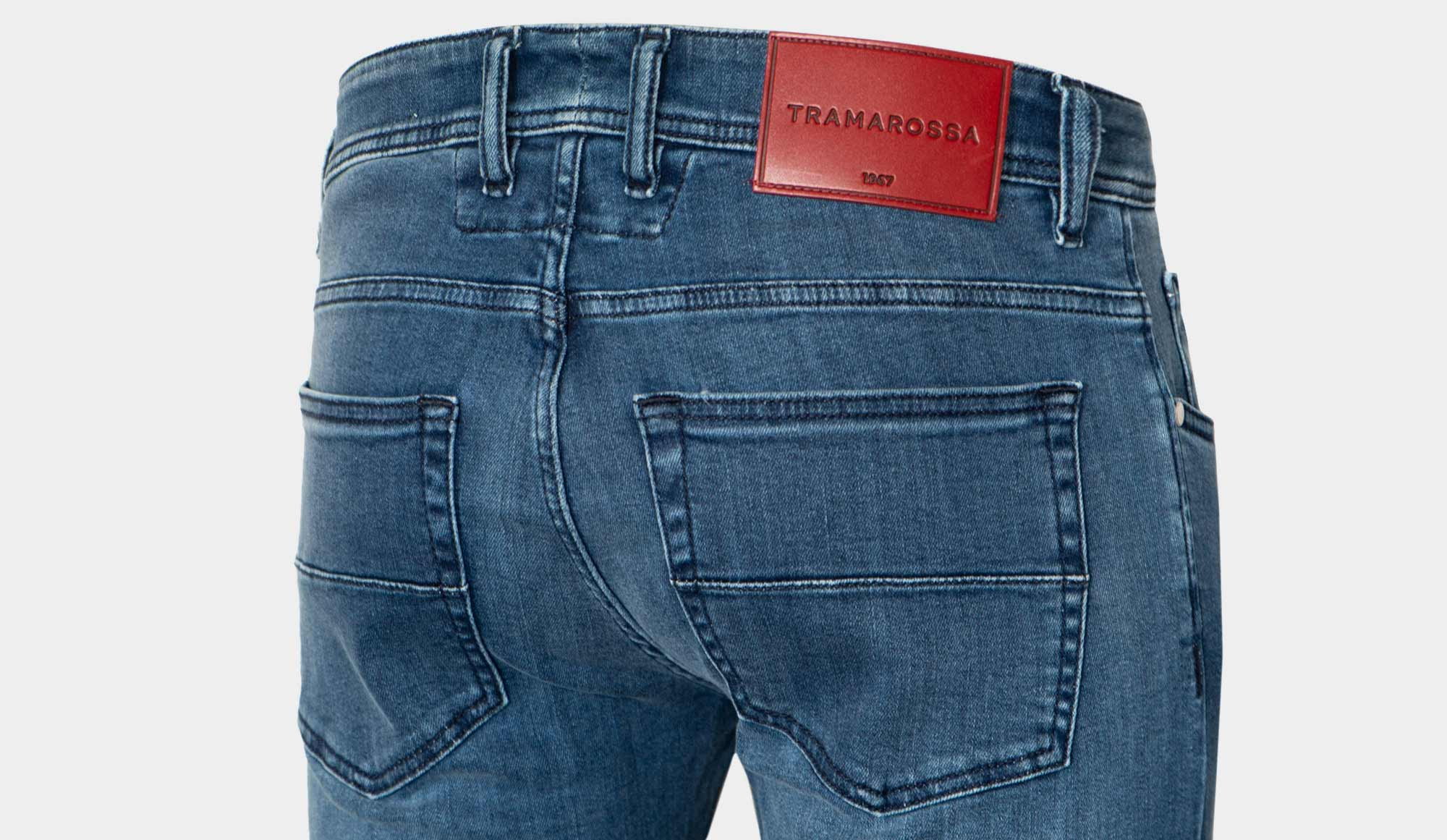 Tramarossa 5-Pocket Leonardo Super-Stretch Blue